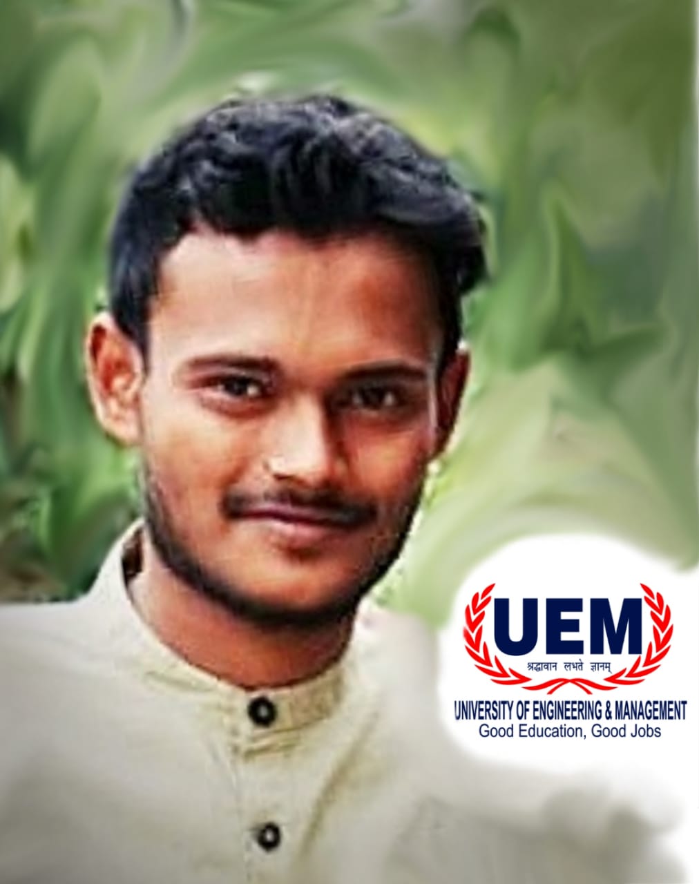 Koushik Nath - a brilliant artist, a brilliant painter and alumni of UEM Jaipur - IEM-UEM Group