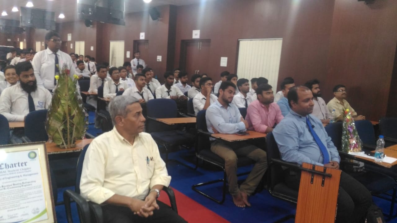 CWC Installation of ISHRAE Chapter at UEM Kolkata - IEM-UEM Group