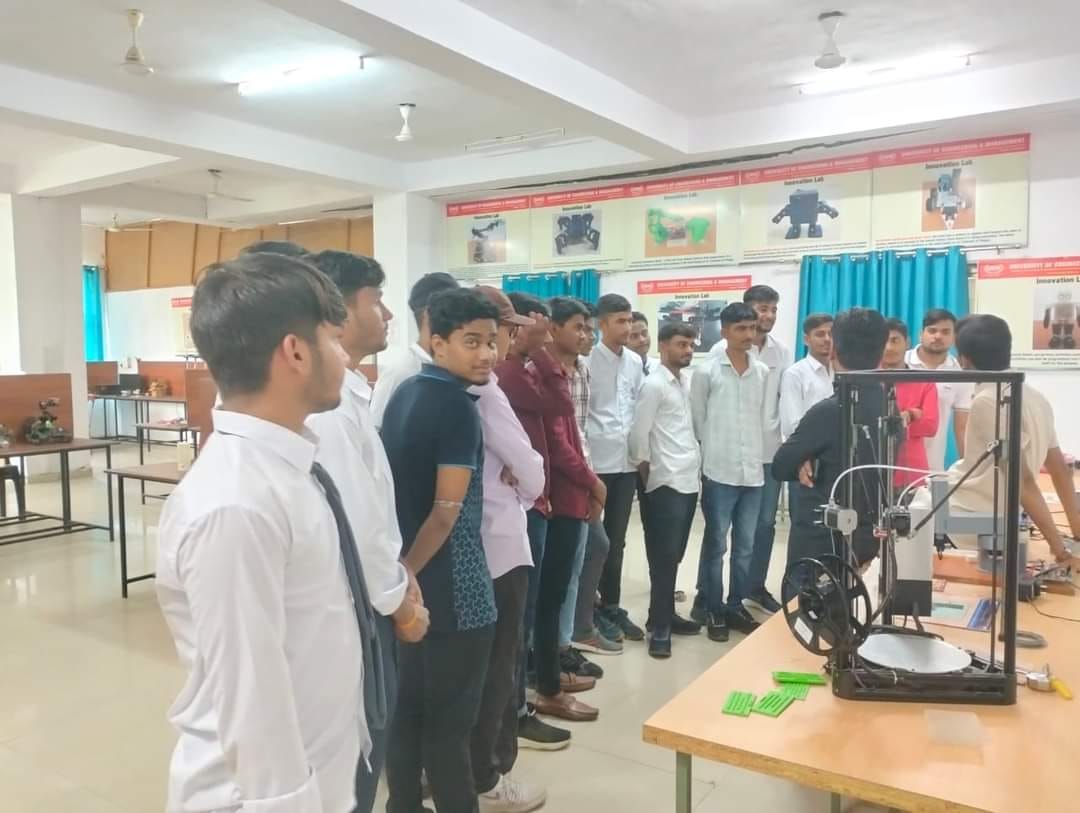 Under induction programme for B.Tech 1st-year students THE 3D MODELLING ...