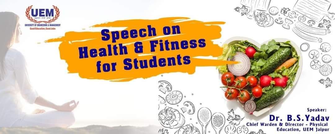 Event: Health and Fitness for Students (Induction Programme) for B.Tech ...