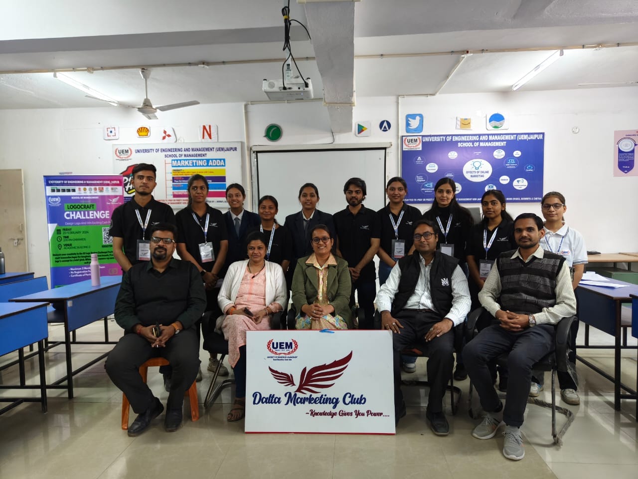 Our students of the University of Engineering & Management (UEM), JAIPUR organized the Logocraft ...