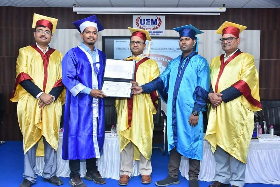 These are the moments of the 9th Convocation at the University of Engineering & Management (UEM ...