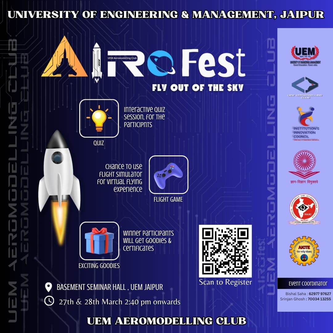 UEMJ Airofest - 27th March - IEM-UEM Group
