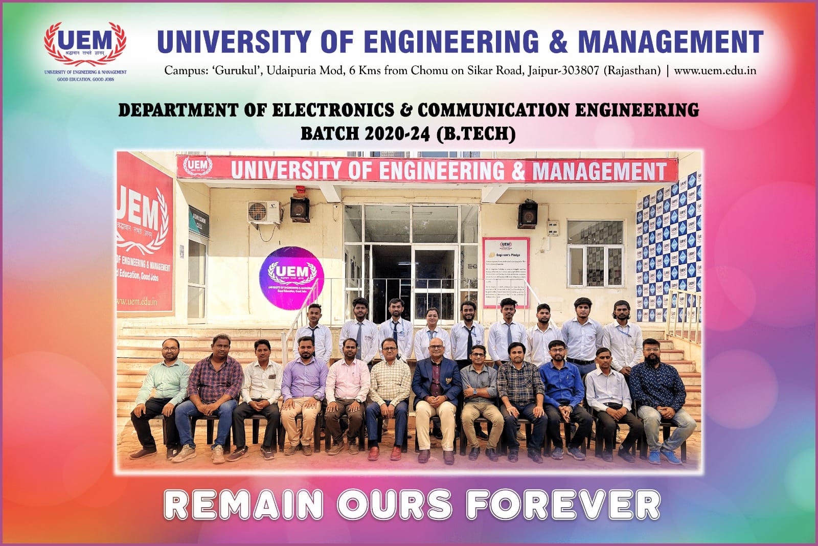 Farewell Party for ECE Final Year Students (09th May 2024) - IEM-UEM Group