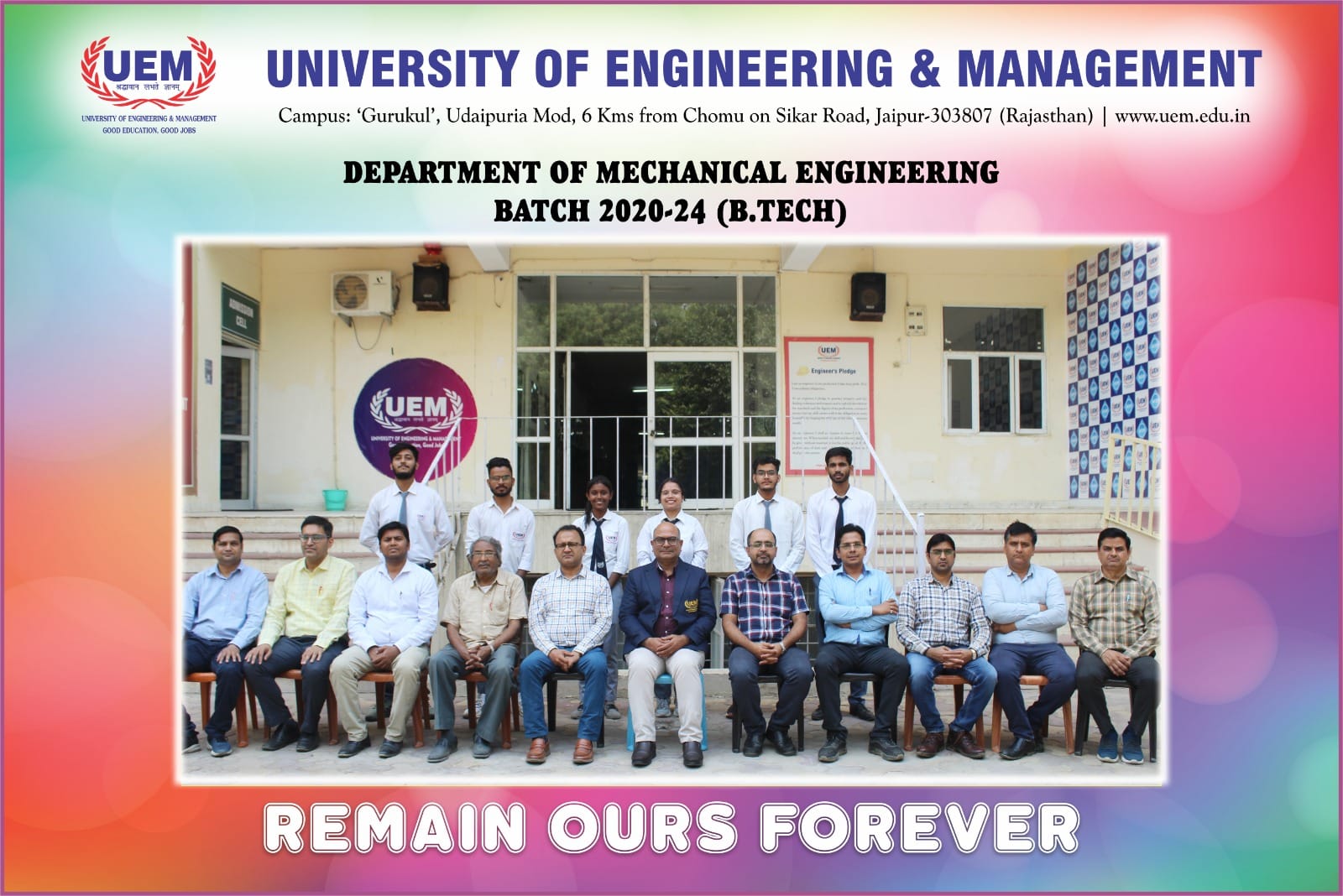 Farewell for ME Final Year Students (11th May 2024) - IEM-UEM Group
